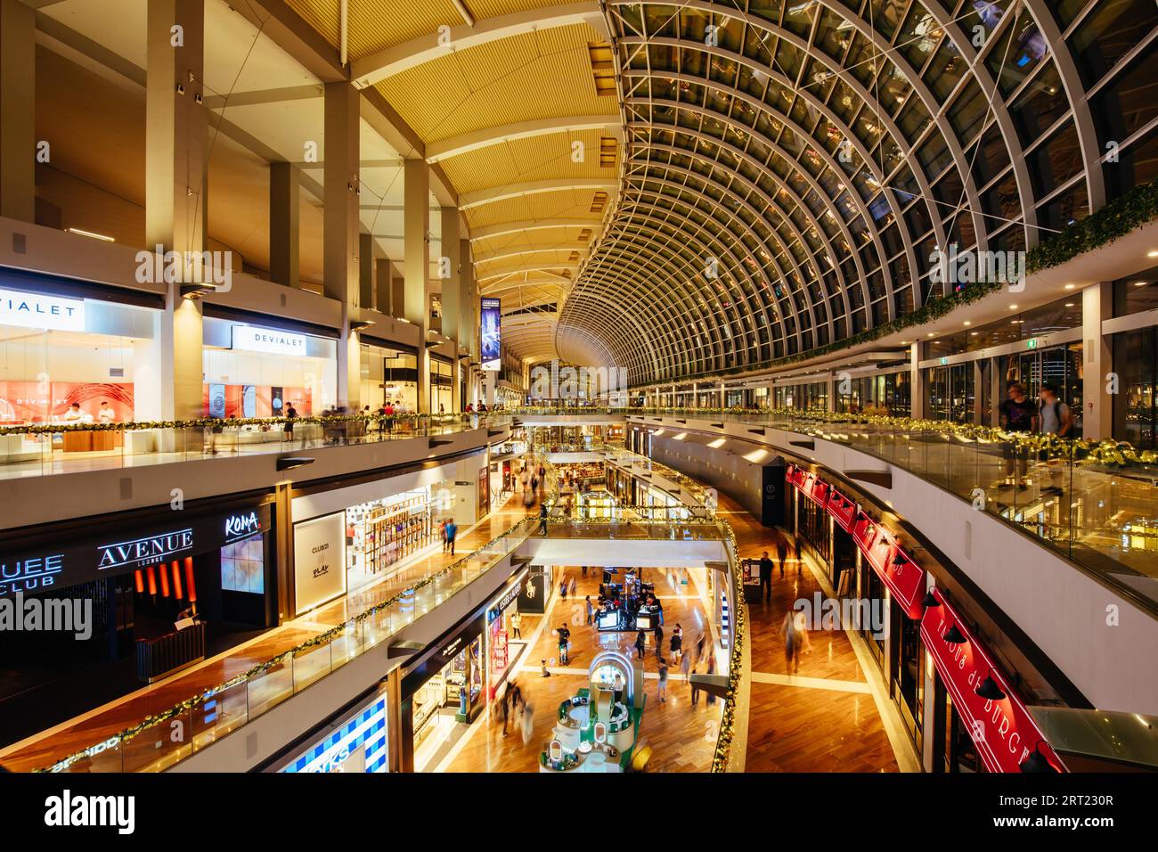 Marina Bay, Singapore, November 25th 2019, The interior of Marina Bay ...