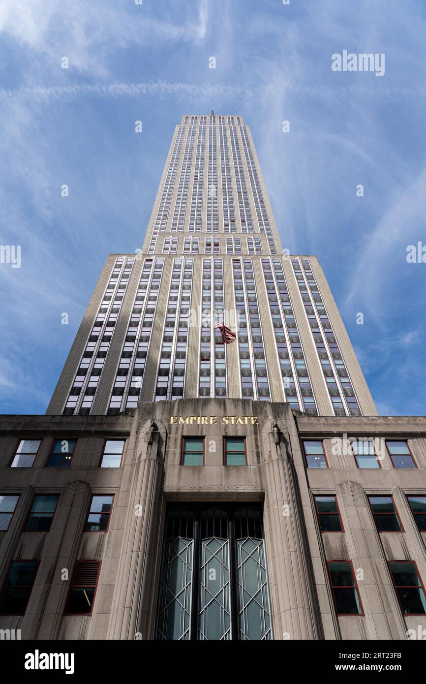 New York, United States of America, September 20, 2019: Front facade ...