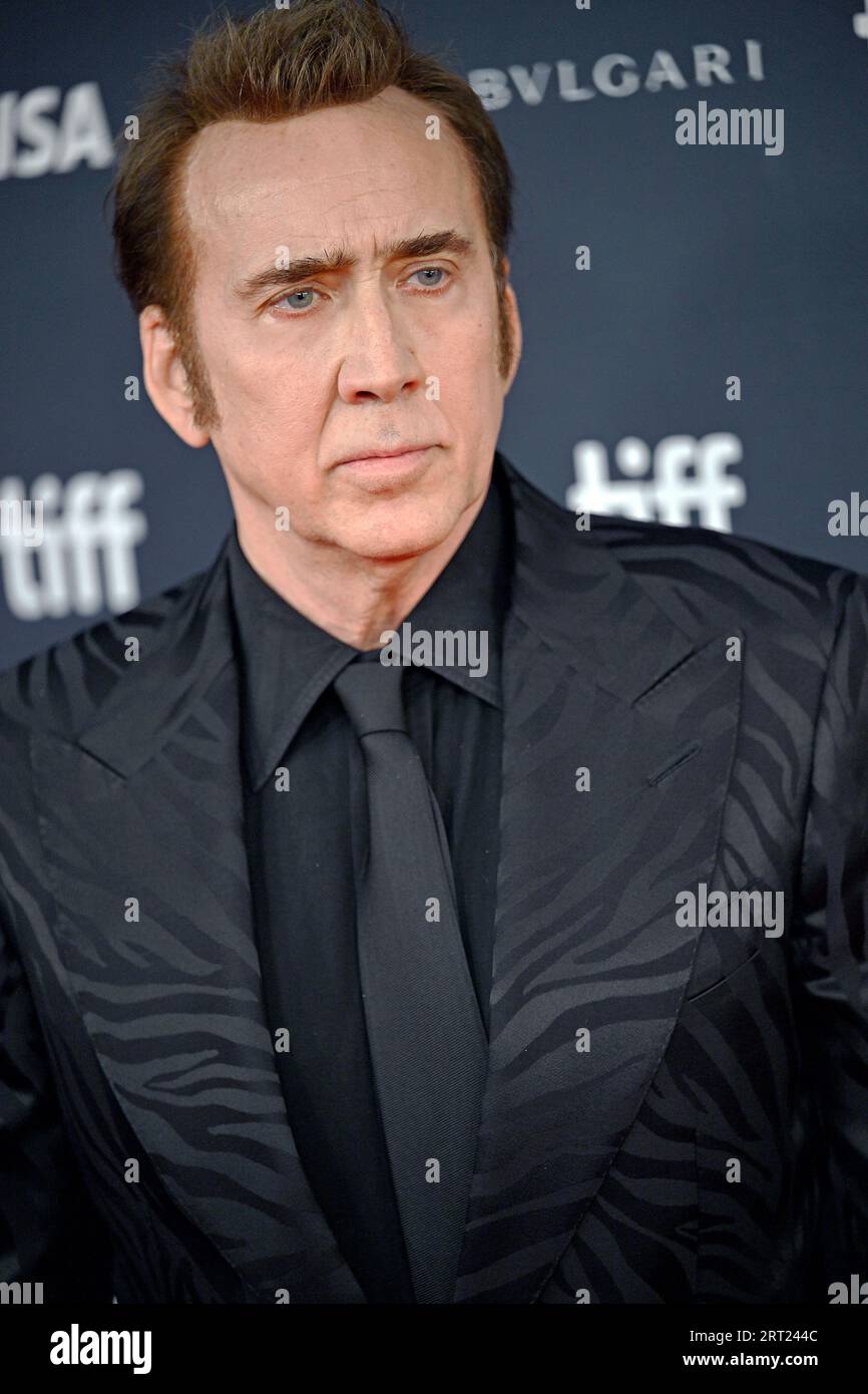 Toronto, Canada. 09th Sep, 2023. Nicolas Cage attends the premiere of ...