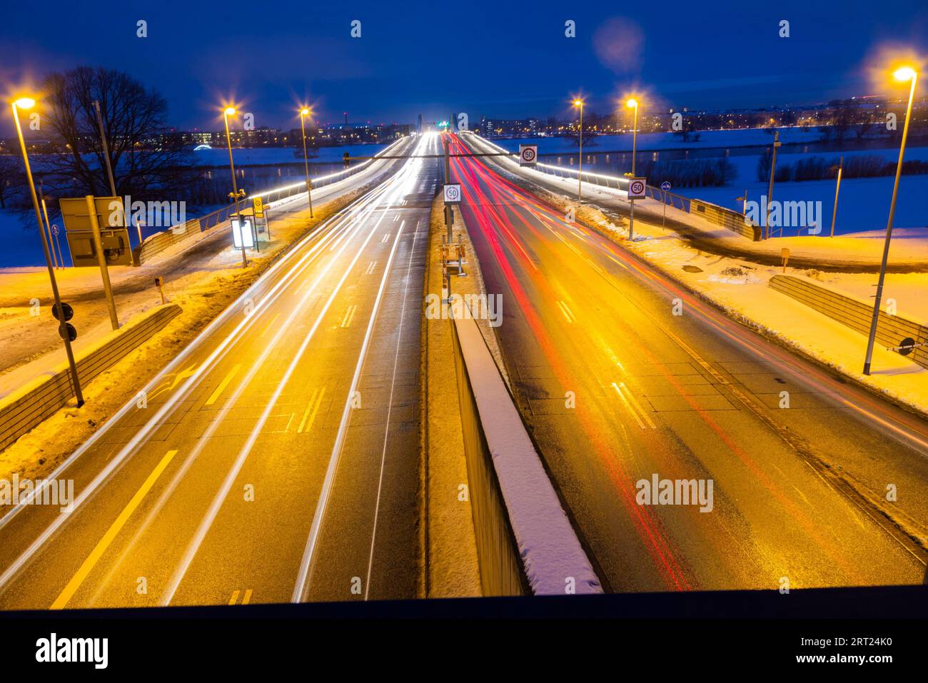 The Waldschloesschen Bridge in Dresden Stock Photo - Alamy