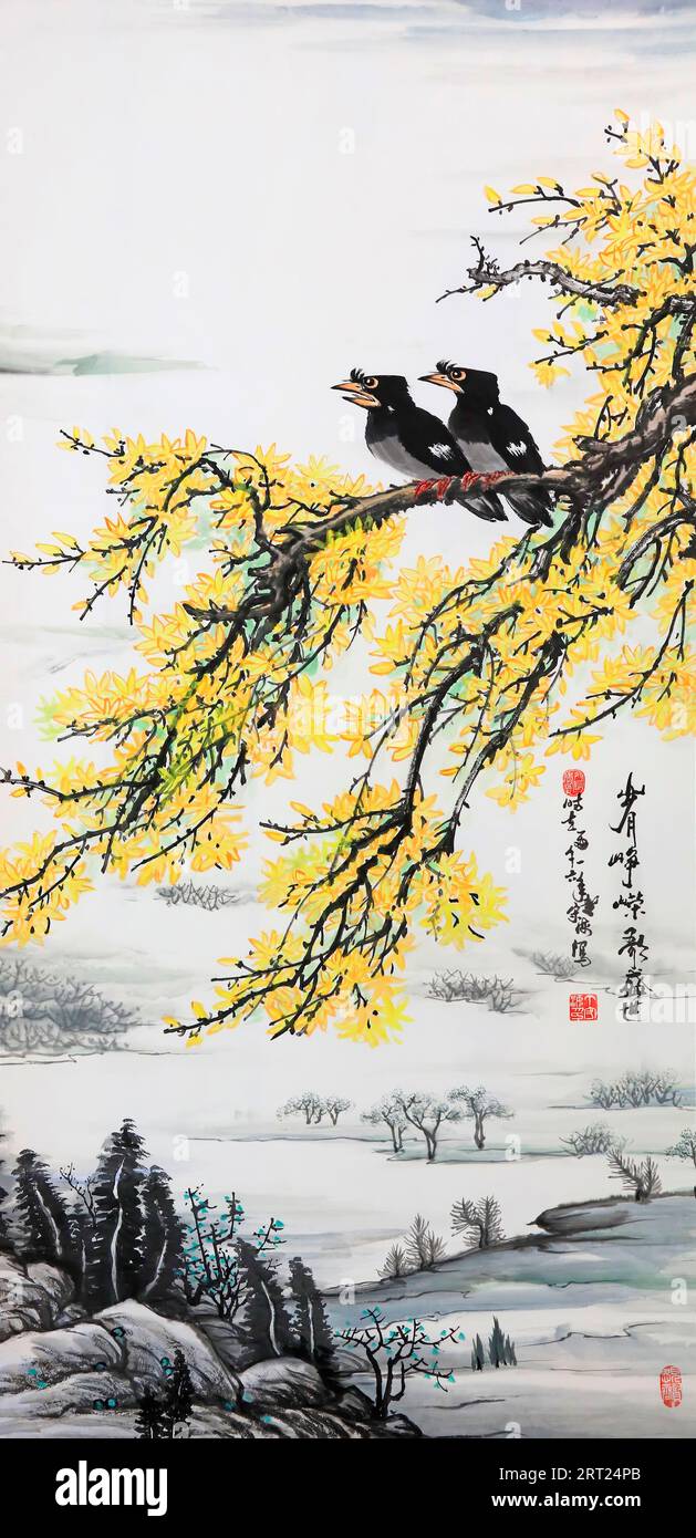 Chinese traditional art works Stock Photo - Alamy