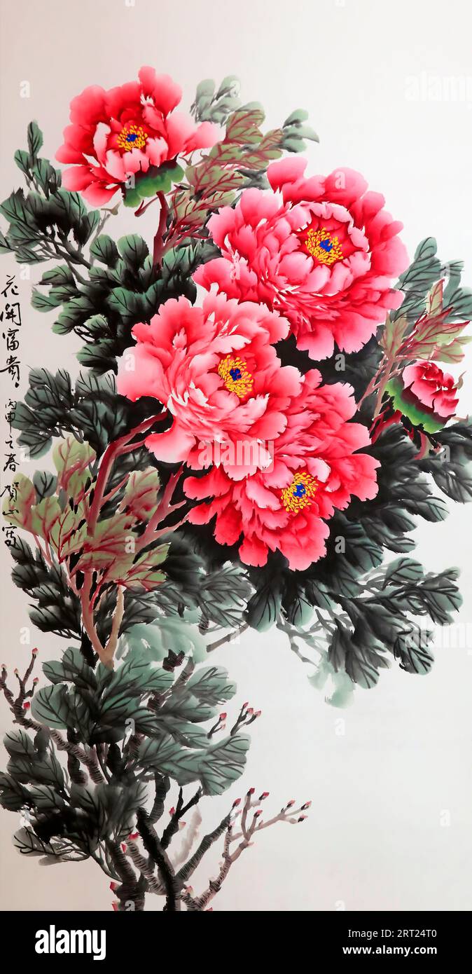 Chinese traditional art works Stock Photo - Alamy