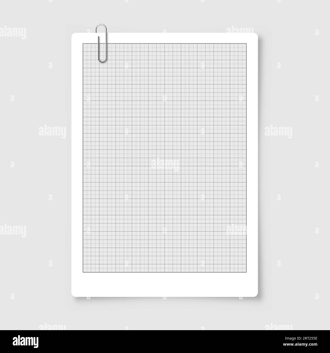 Sheet of graph paper with grid. Millimeter paper texture, geometric ...