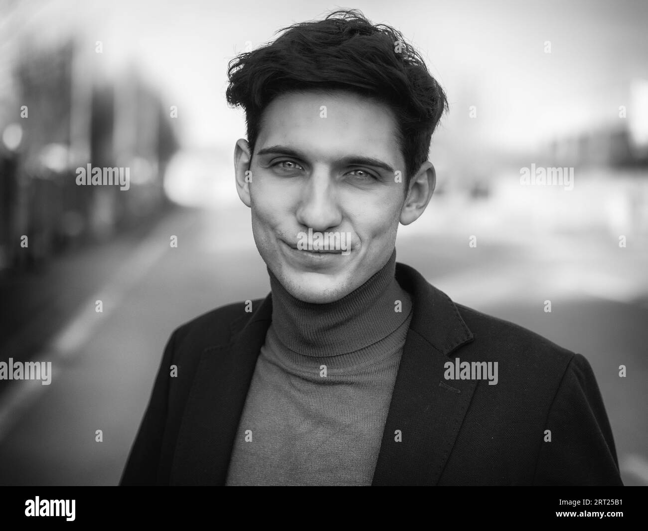 Green smiling Black and White Stock Photos & Images - Alamy