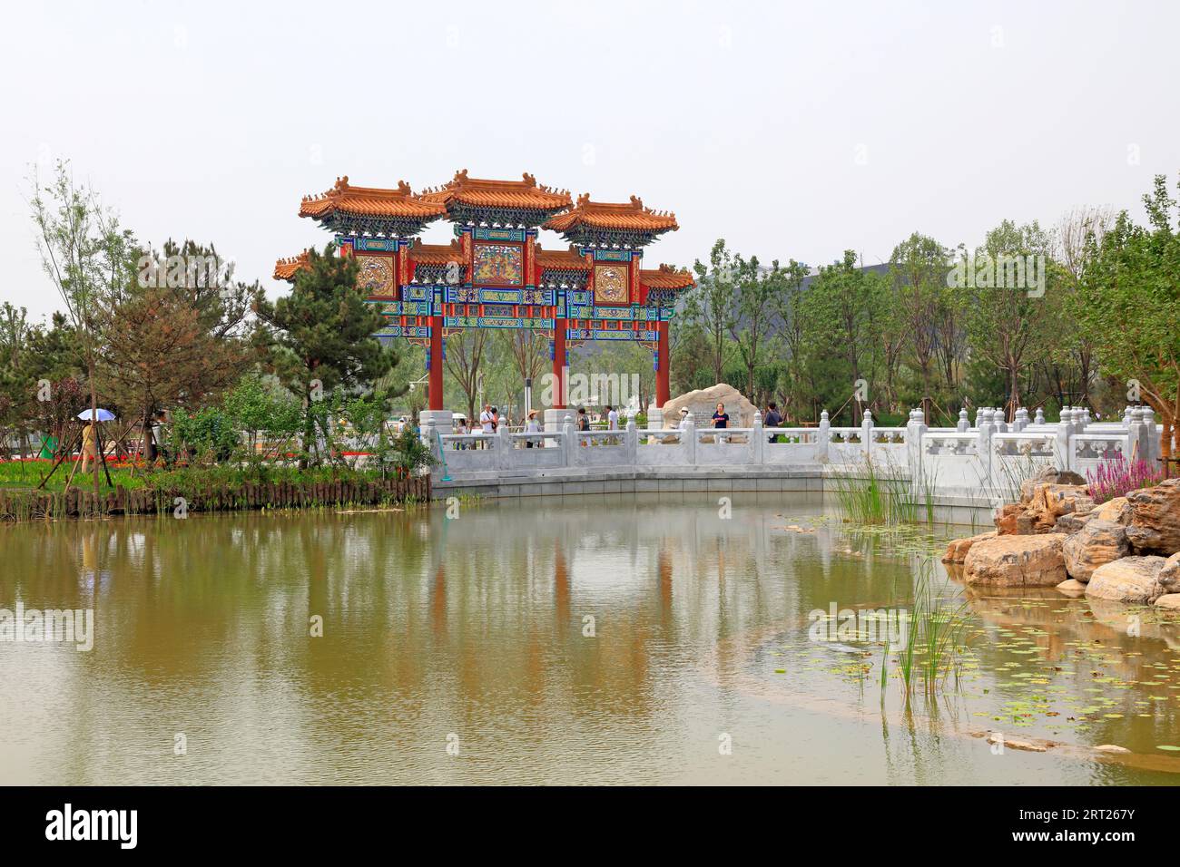 Architectural scenery of Chinese Classical Gardens Stock Photo - Alamy