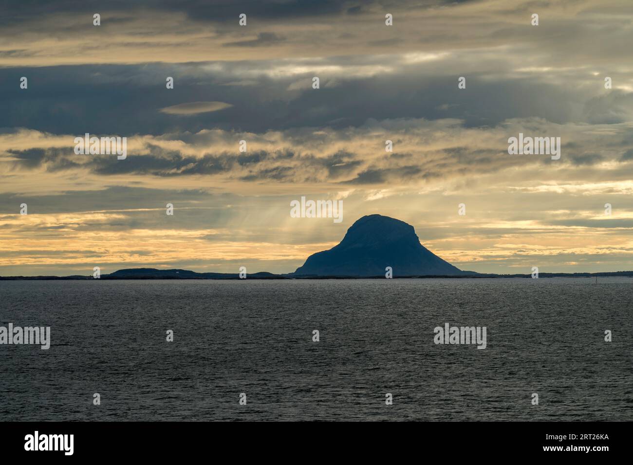 The norwegian isle of Lovund Stock Photo - Alamy