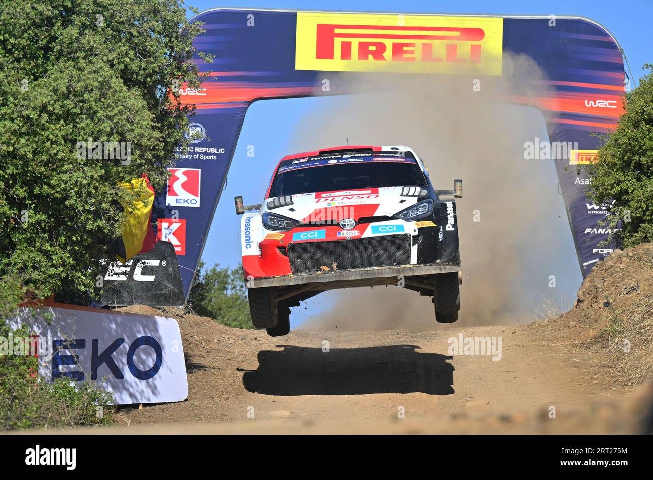 The Driver Elfyn Evans (Gb) and Scott Martin (Gb) Of Team Toyota Gazoo ...