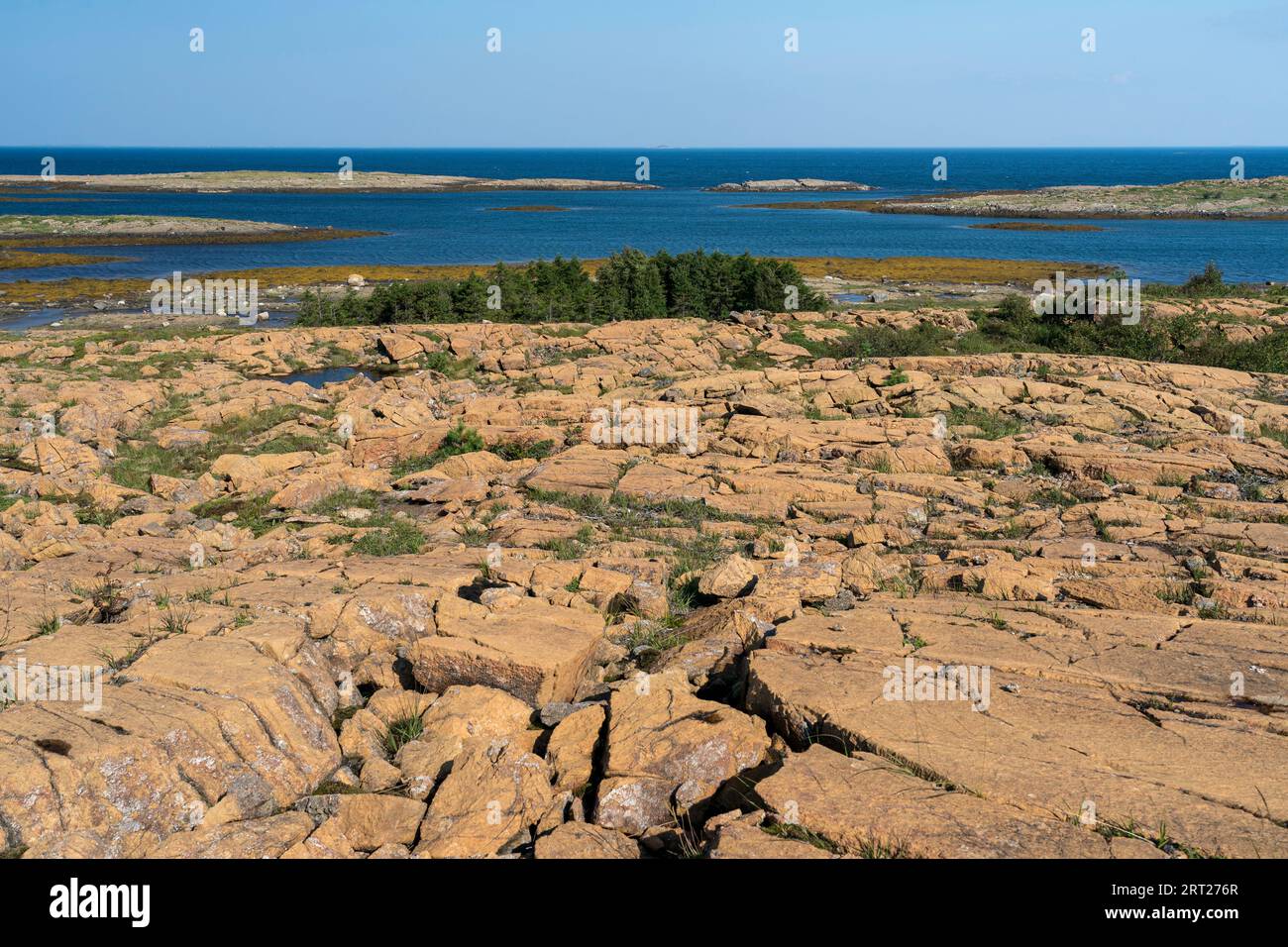 Red rocks of Leka, Norway Stock Photo - Alamy