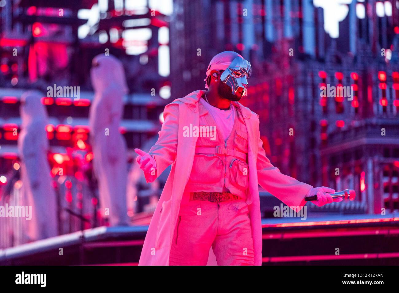 MILAN, ITALY - JULY 26: The Weeknd performs during I-Days 2023 at ...