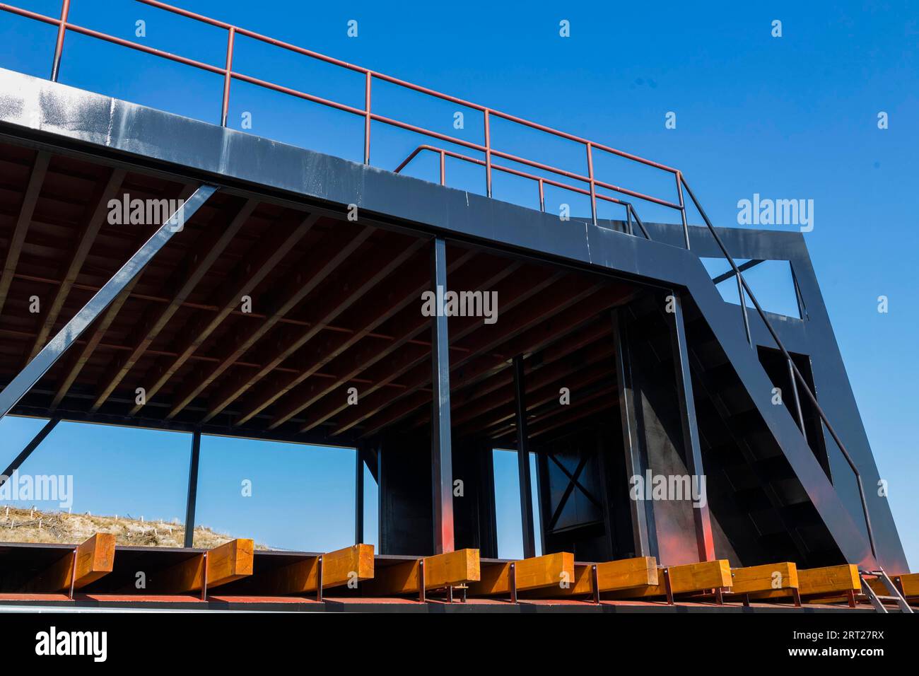 The Abraumfoerderbruecke F60 visitor mine is located at Bergheider See ...