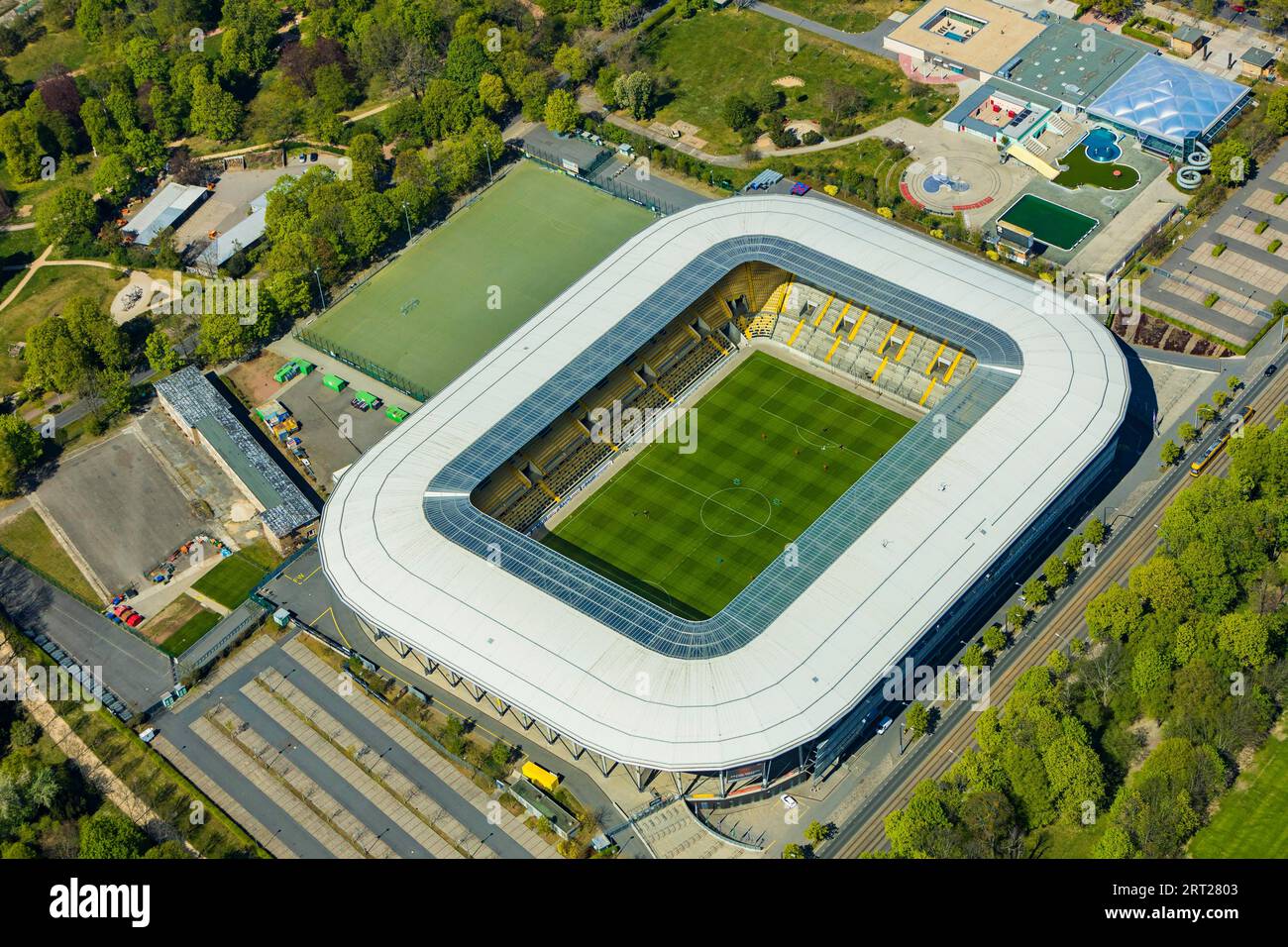 Rudolf Harbig Stadium, the home of Dynamo Dresden Stock Photo - Alamy