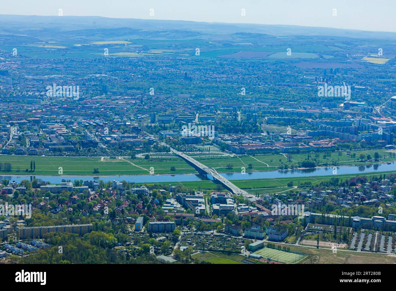 Waldschloesschen Bridge over the Elbe Stock Photo - Alamy