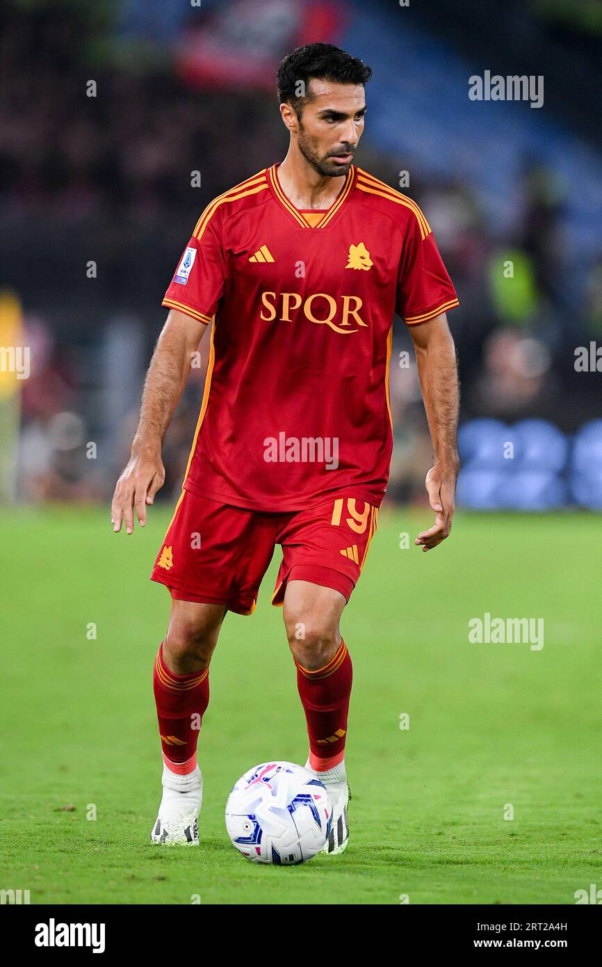 Zeki Celik of AS Roma during the Serie A Tim match between AS Roma and ...