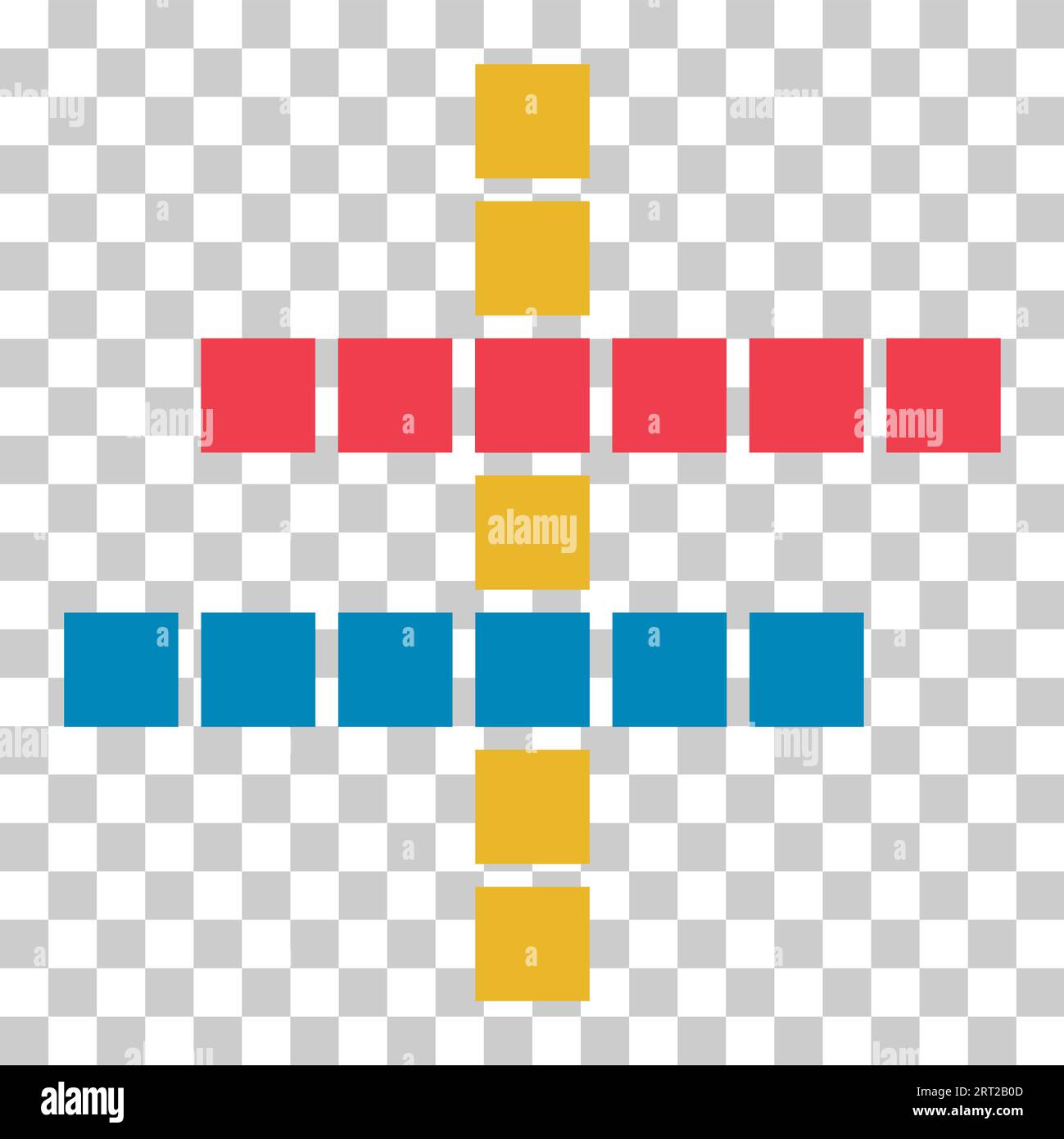 Crossword concept icon, cross word graphic symbol, web flat vector ...