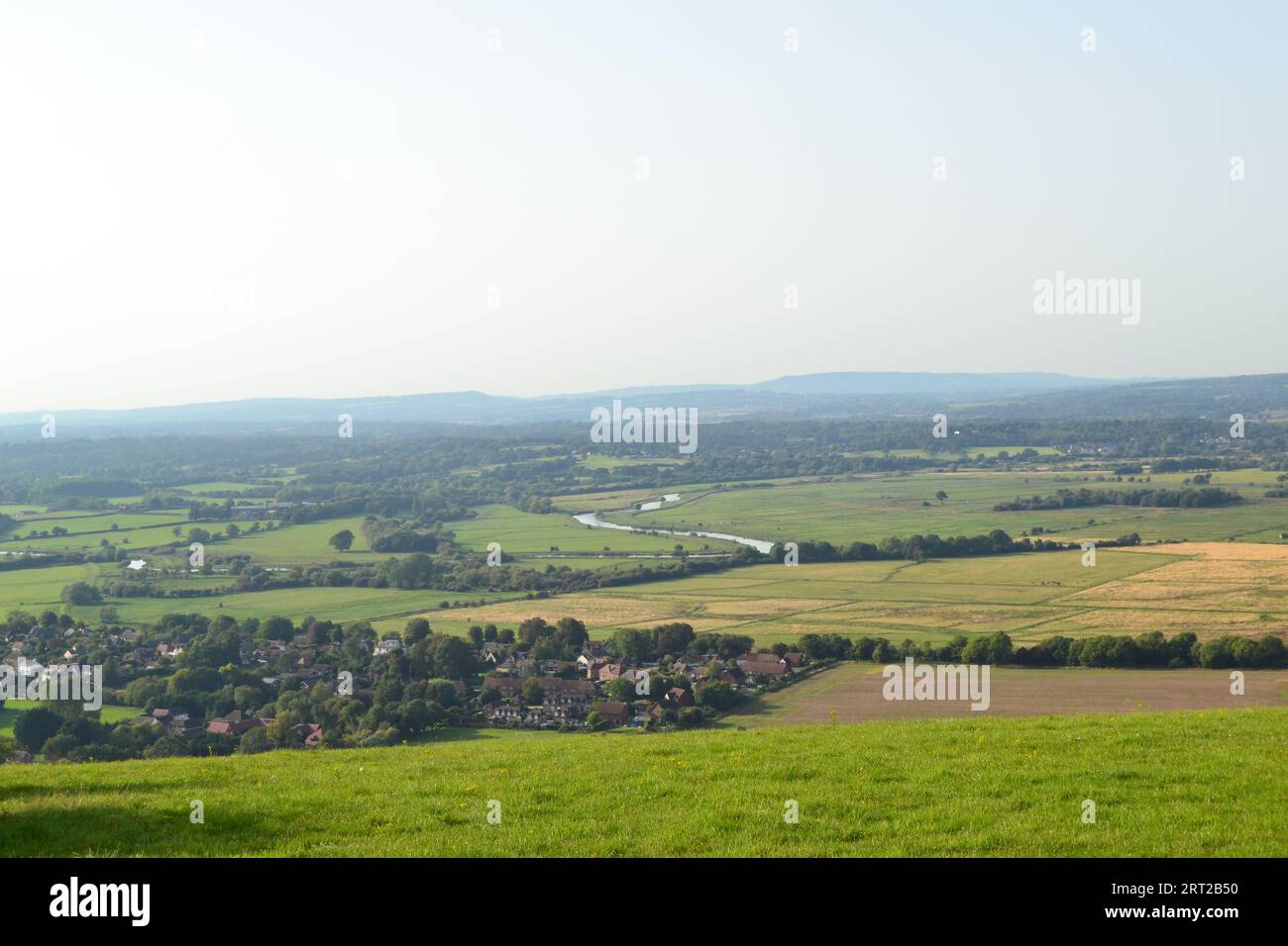 View from Springhead Hill, between Rackham and Kithurst Hill on the ...