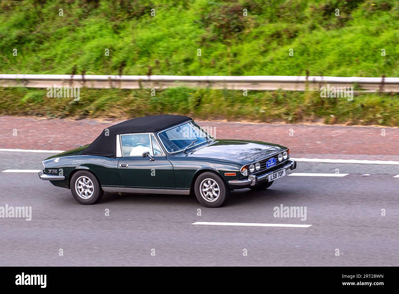 1976 70s seventies British Green Triumph Stag 2997 cc Petrol British ...