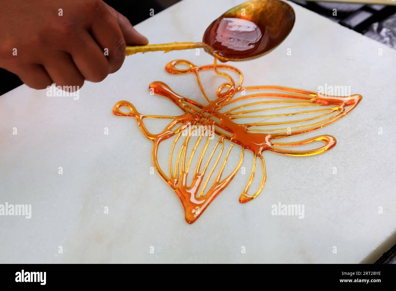 chinese tradition syrup butterfly craft Stock Photo - Alamy