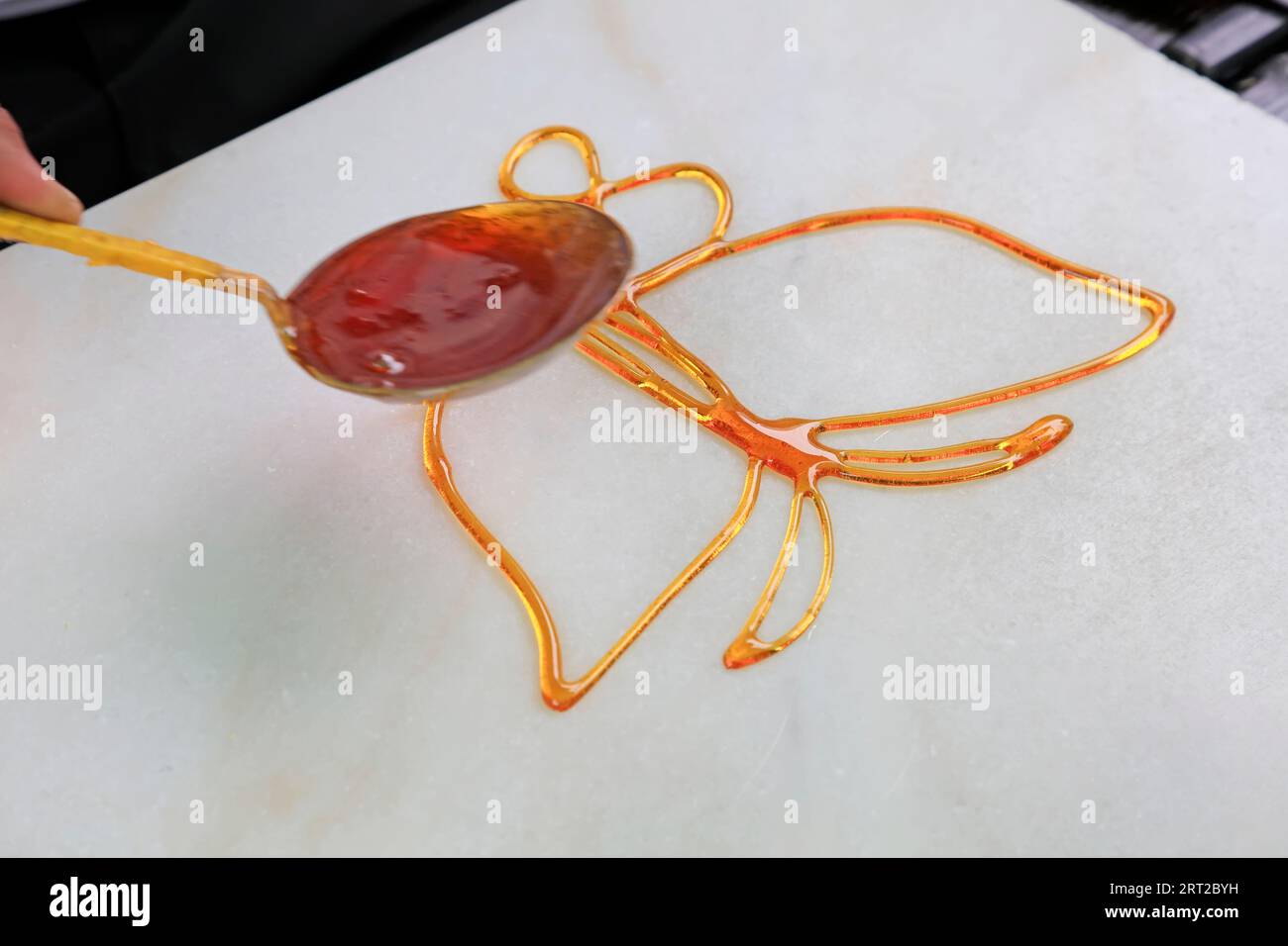 chinese tradition syrup butterfly craft Stock Photo - Alamy