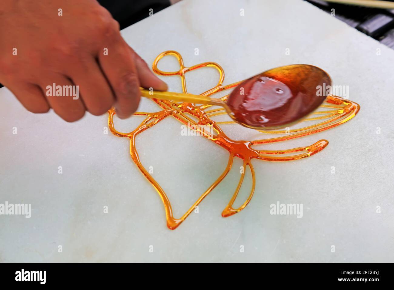 chinese tradition syrup butterfly craft Stock Photo - Alamy