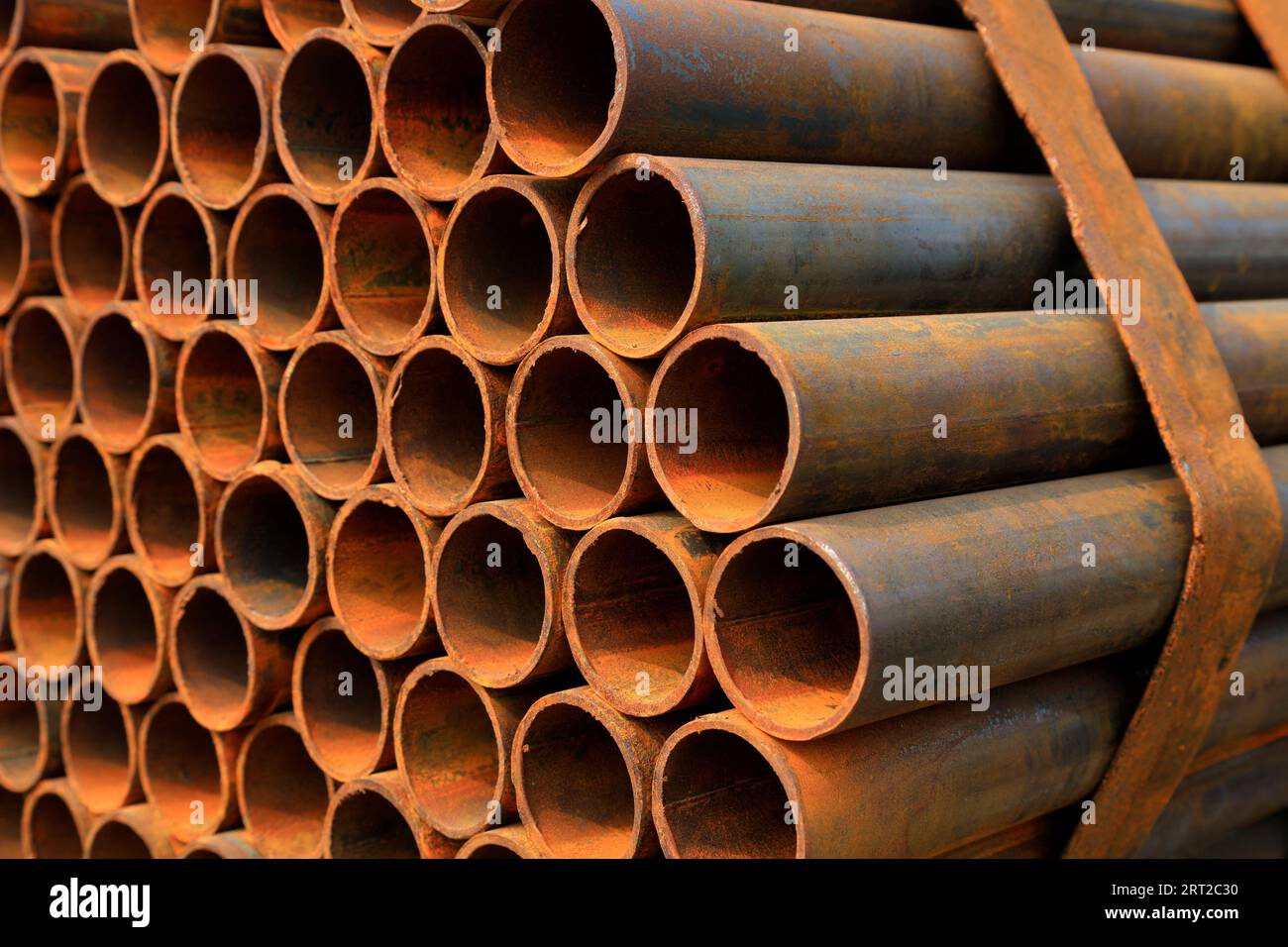 Steel cross section in the construction site Stock Photo - Alamy