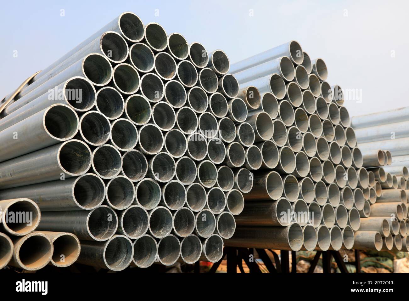 Steel cross section in the construction site Stock Photo - Alamy