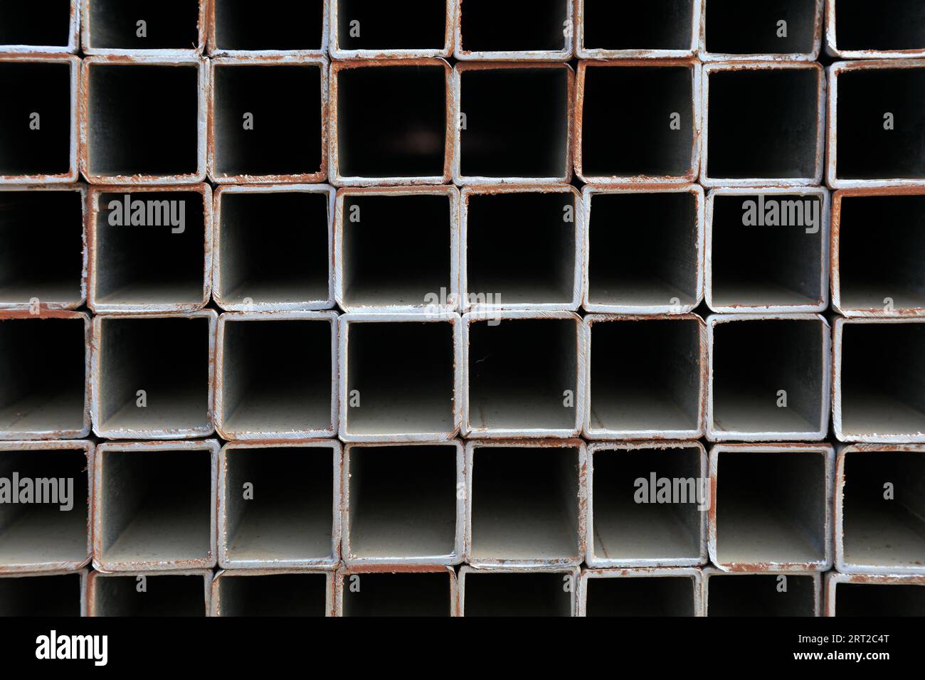 Steel cross section in the construction site Stock Photo - Alamy