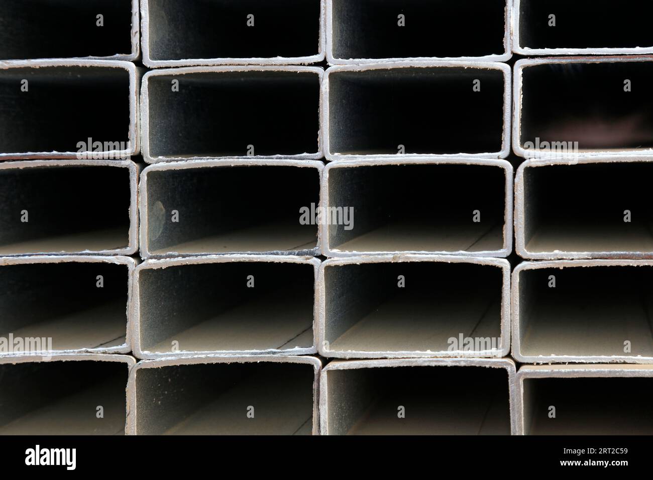 Steel cross section in the construction site Stock Photo - Alamy