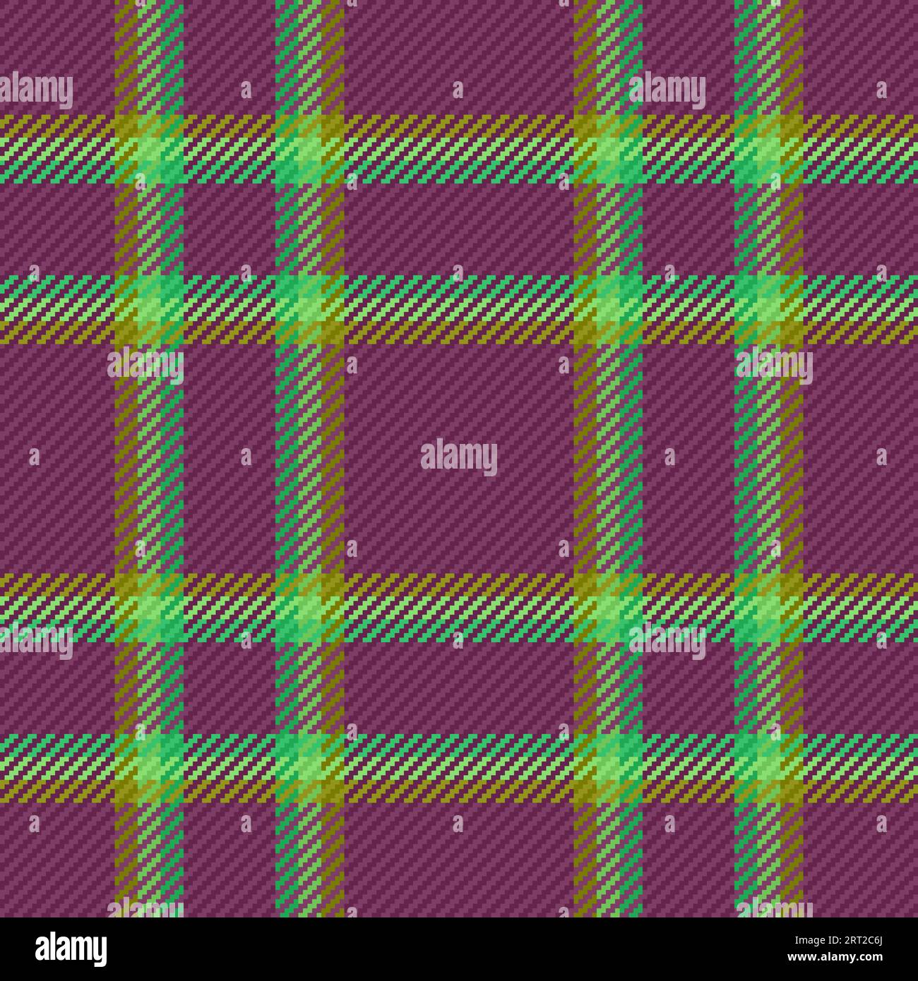 Plaid texture background of fabric textile pattern with a tartan vector ...