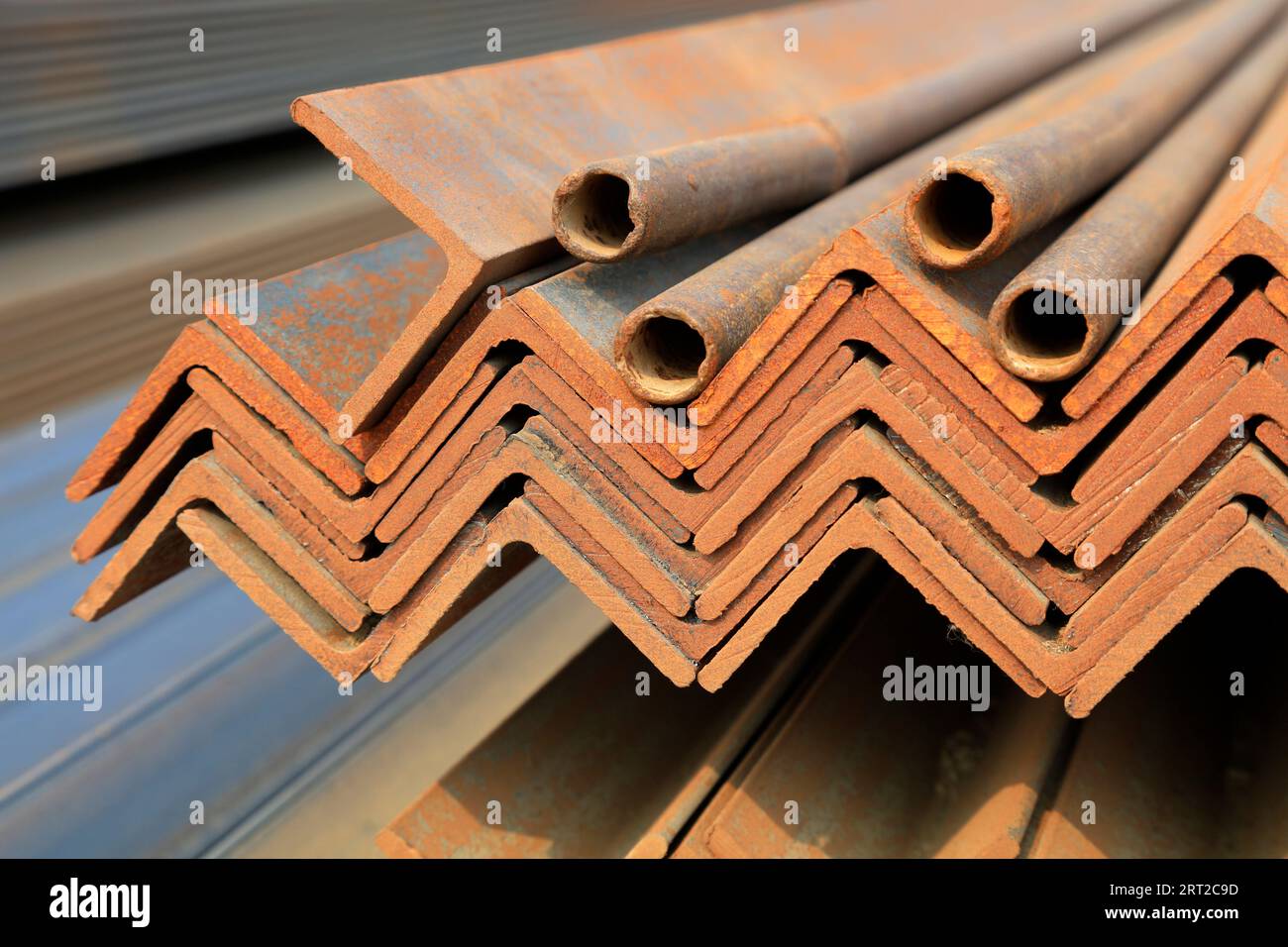 angle iron cross section in the construction site Stock Photo - Alamy