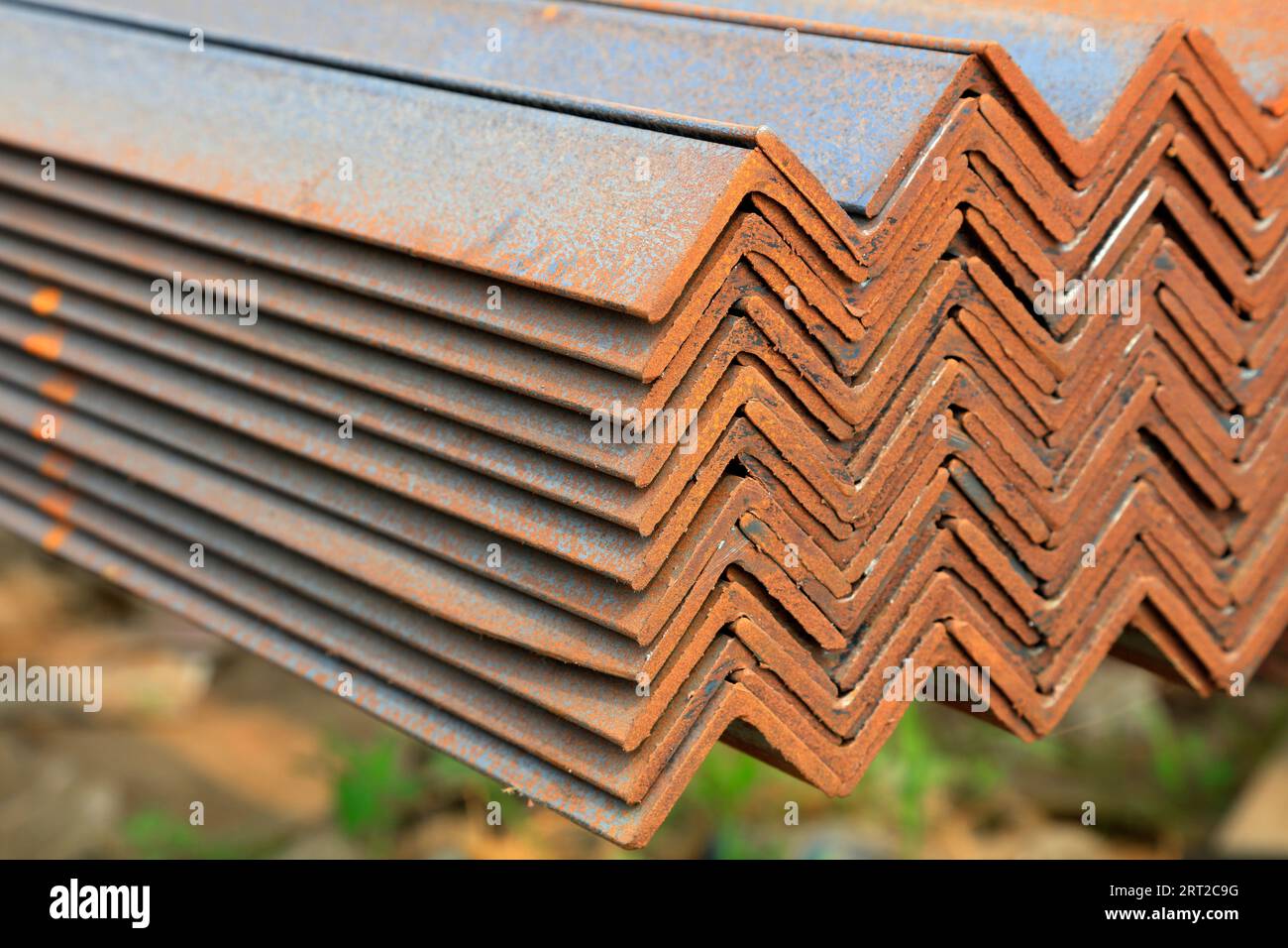 angle iron cross section in the construction site Stock Photo - Alamy