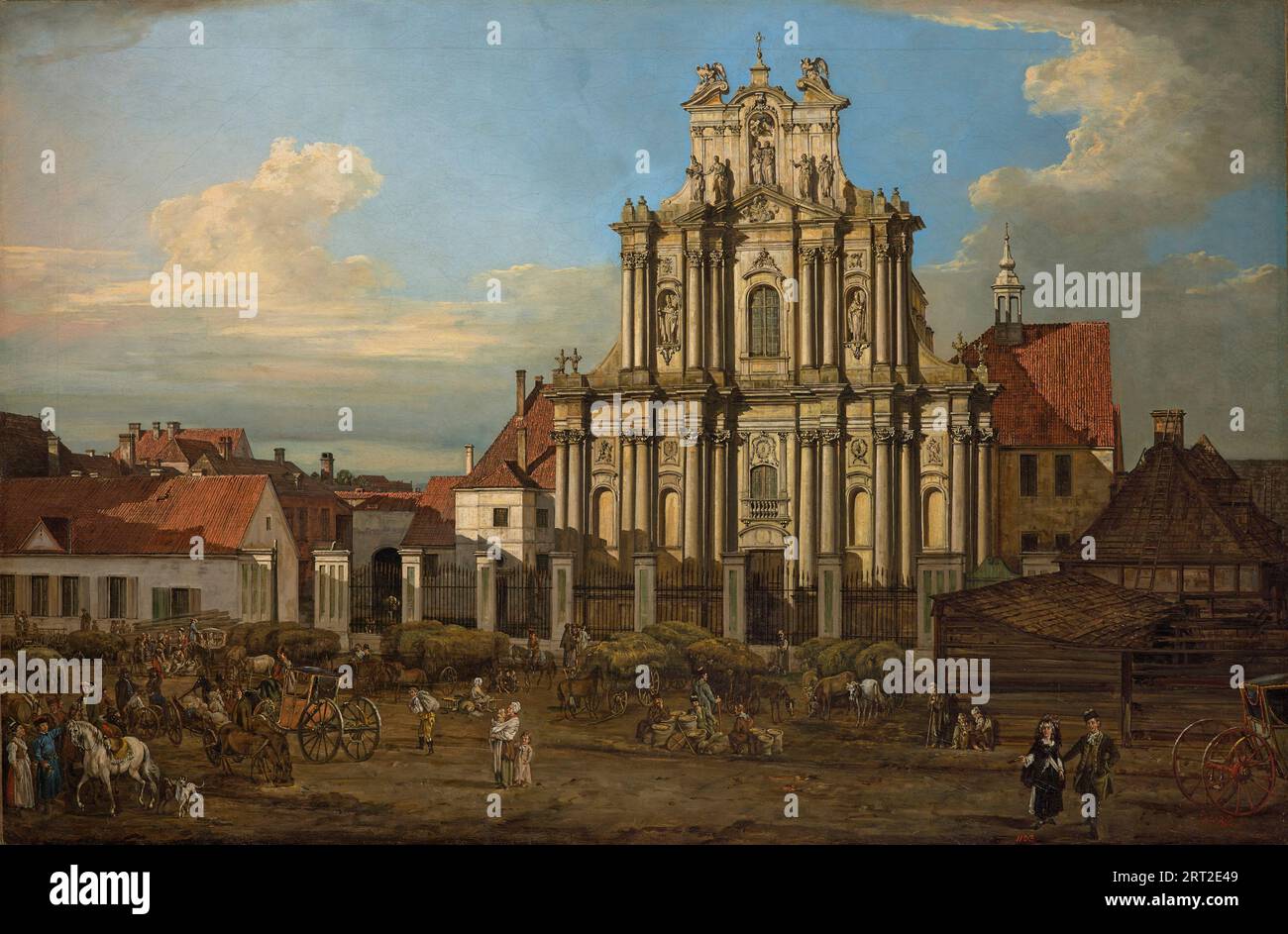 The Visitationist Church in Warsaw, 1780. Found in the Collection of ...