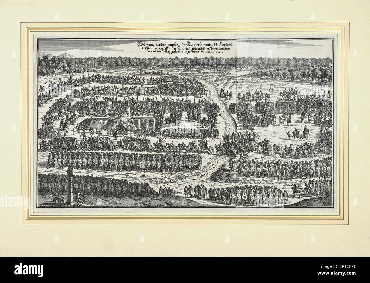 Reception of the Infanta Margaret Theresa of Spain in Vienna on 6 Dec ...