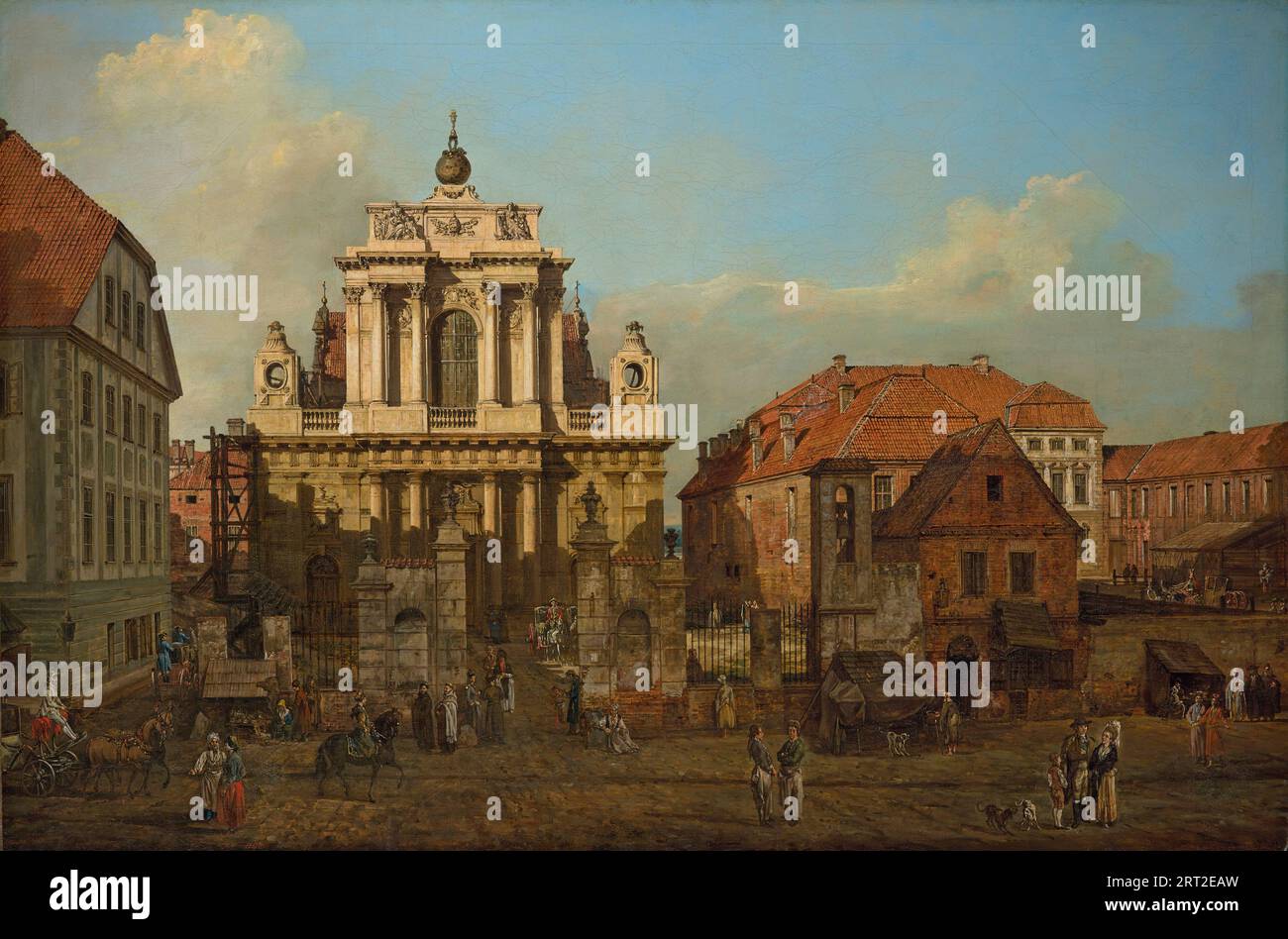 The Carmelite Church in Warsaw, 1780. Found in the Collection of the ...