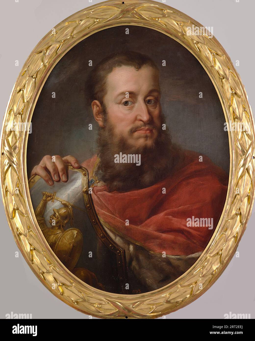 Portrait of King Wladyslaw II. Jagiello, 1768-1771. Found in the ...