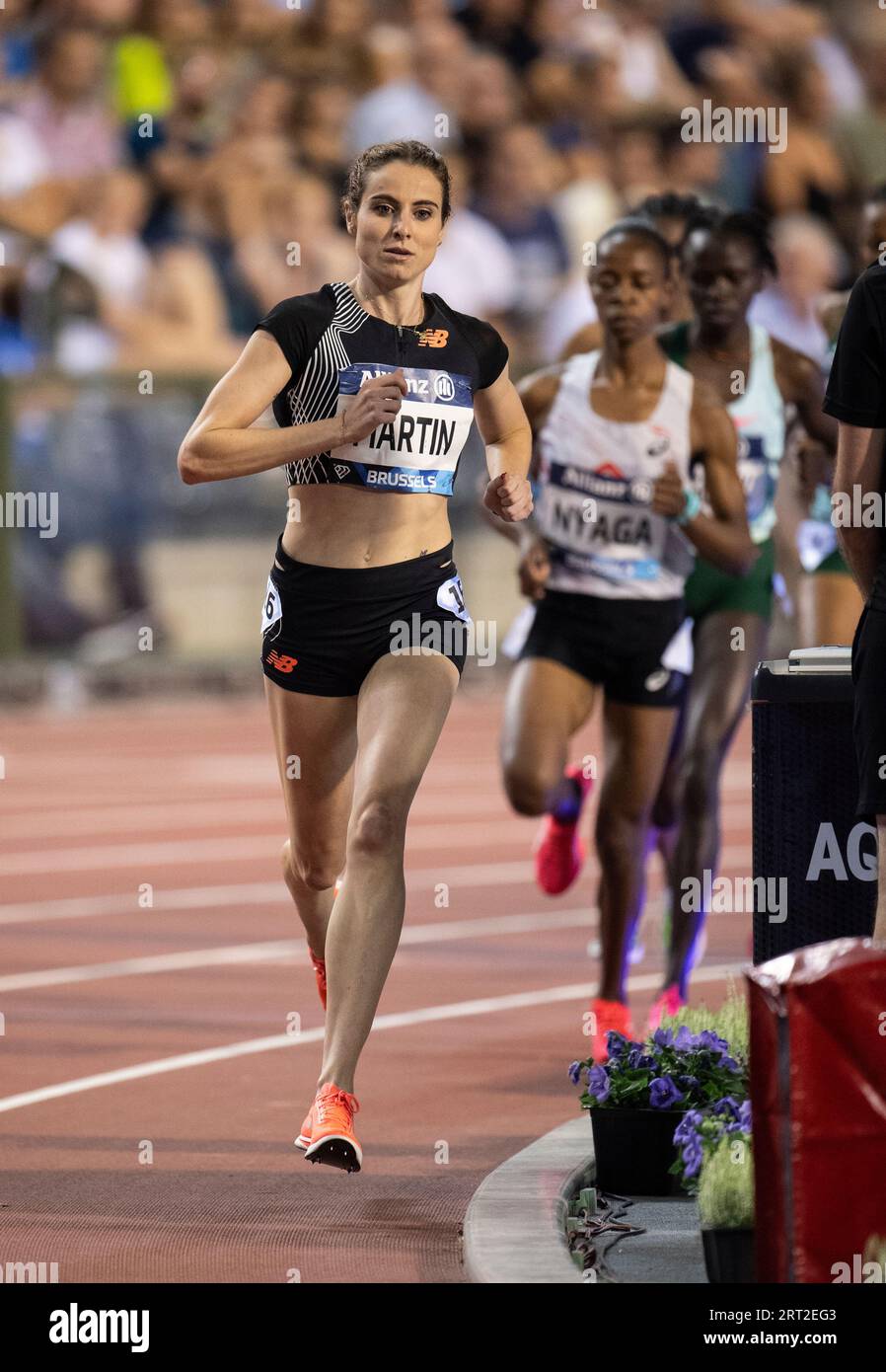 Lorena Martín of Spain competing in the women’s 5000m at the Allianz ...