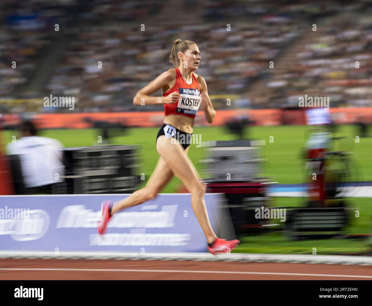 Maureen Koster of the Netherlands competing in the women’s 5000m at the ...