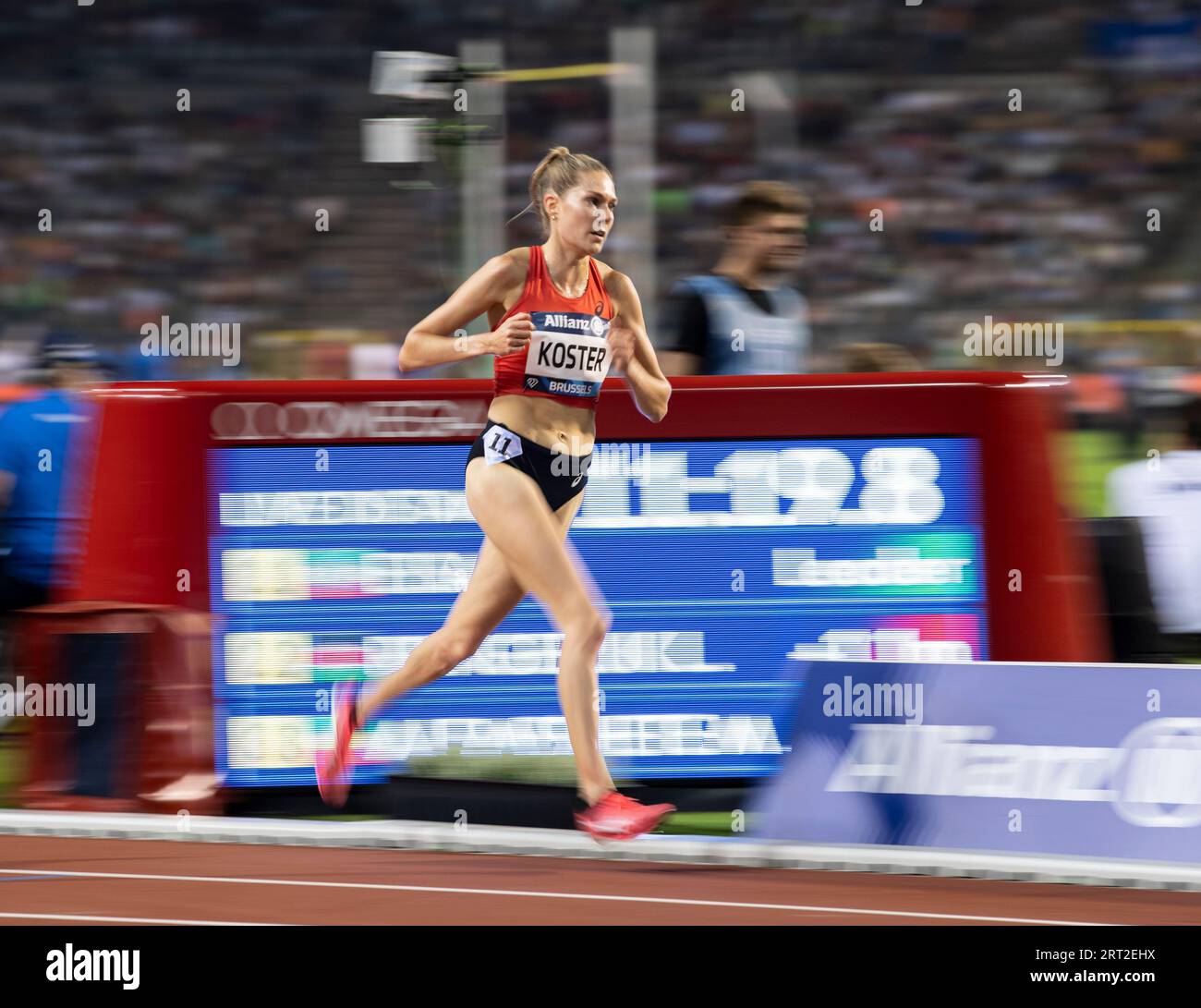 Maureen Koster of the Netherlands competing in the women’s 5000m at the ...