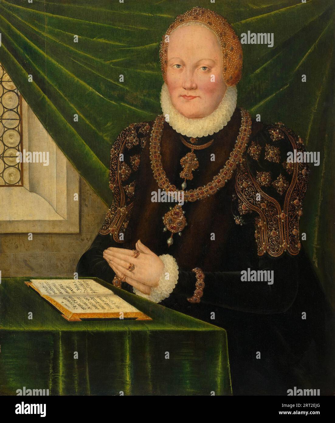 Portrait of anne of denmark hi-res stock photography and images - Alamy