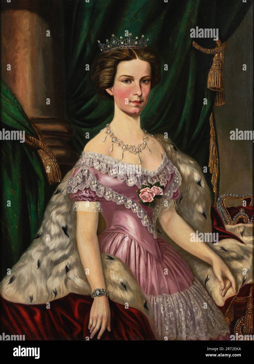 Portrait of Elisabeth of Bavaria (1837-1898), as Bride, ca 1854 ...