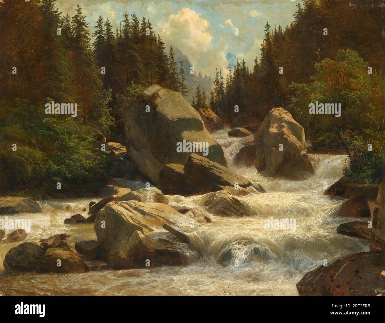 Alexandre calame landscape painting hi-res stock photography and images ...