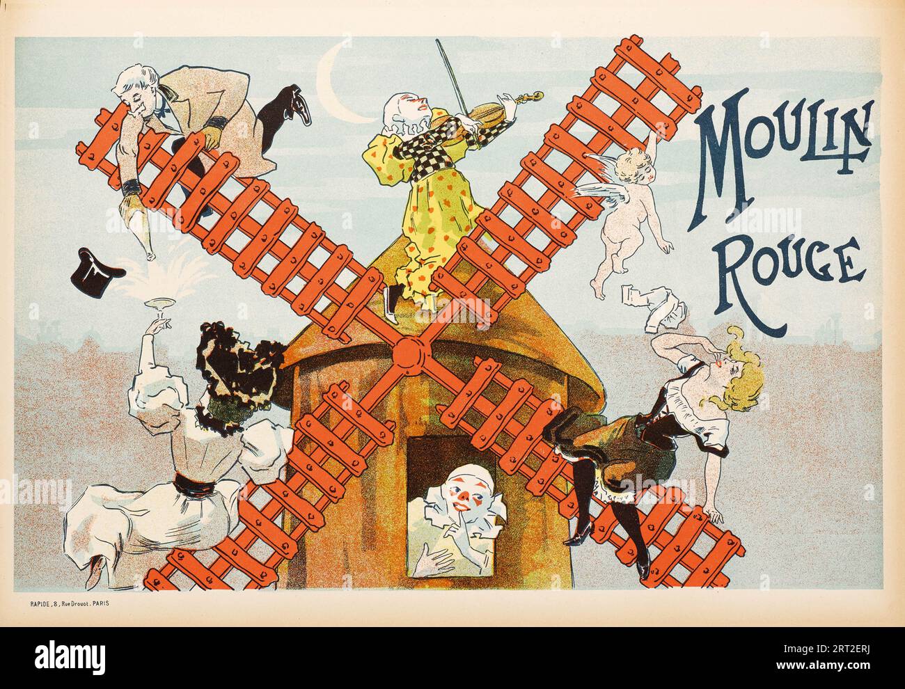 Moulin Rouge, 1897. Private Collection Stock Photo - Alamy