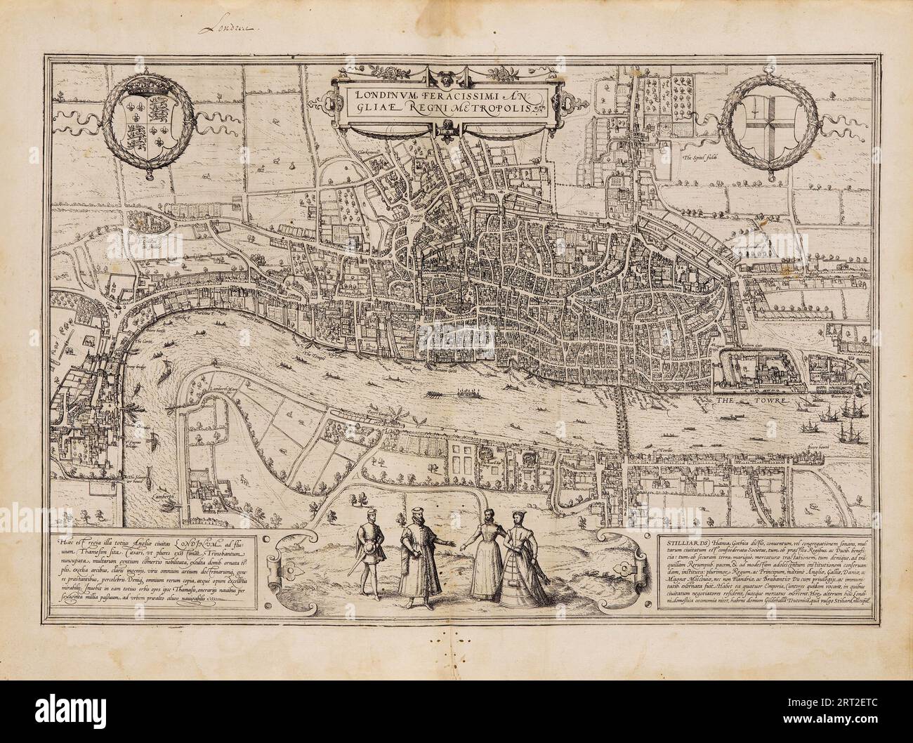 Engraving from civitates orbis terrarum hi-res stock photography and ...