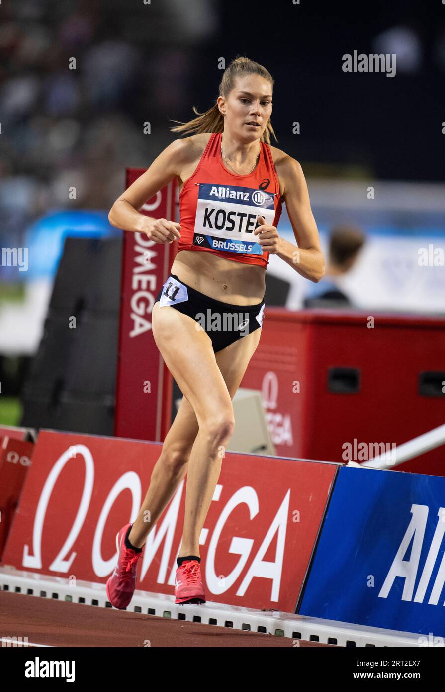 Maureen Koster of the Netherlands competing in the women’s 5000m at the ...