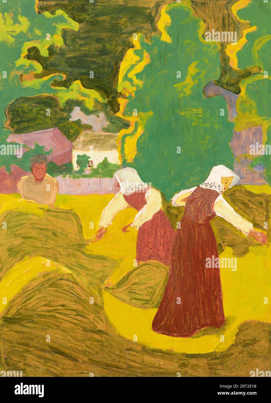 Hay making painting hi-res stock photography and images - Alamy