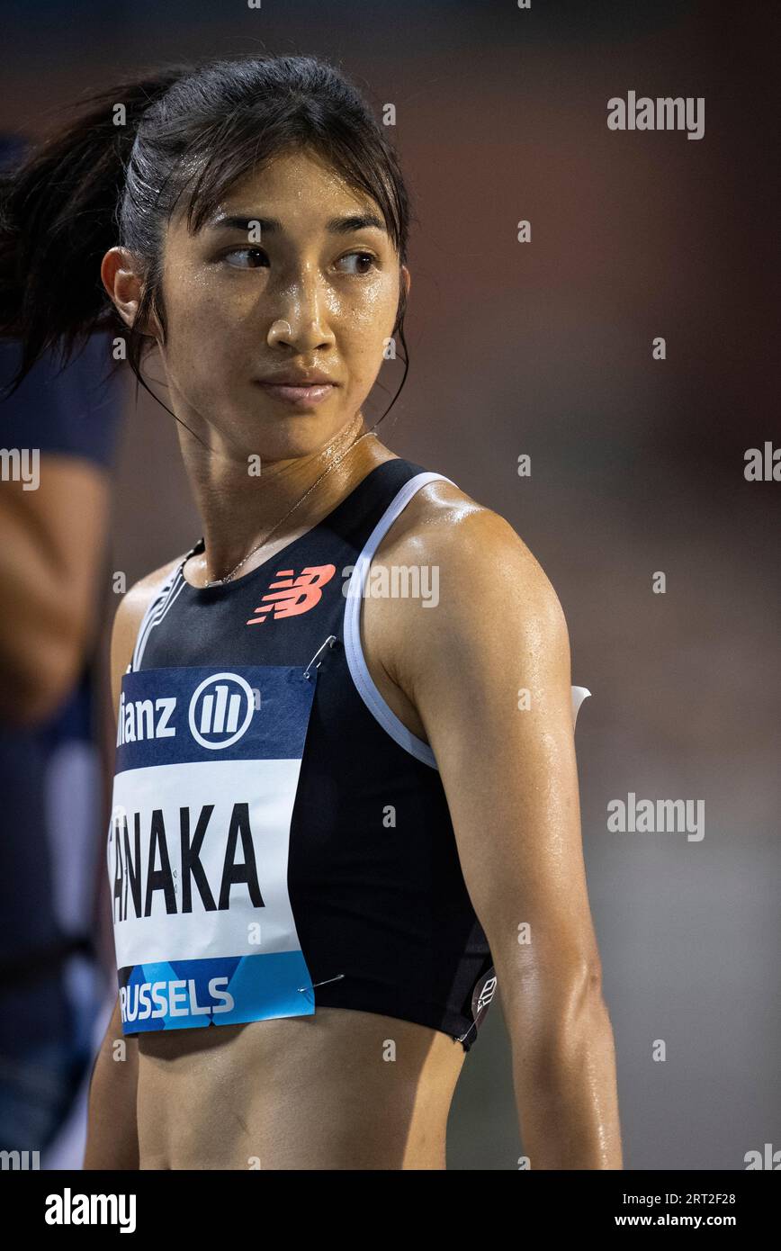 Nozomi Tanaka of Japan competing in the women’s 5000m at the Allianz ...