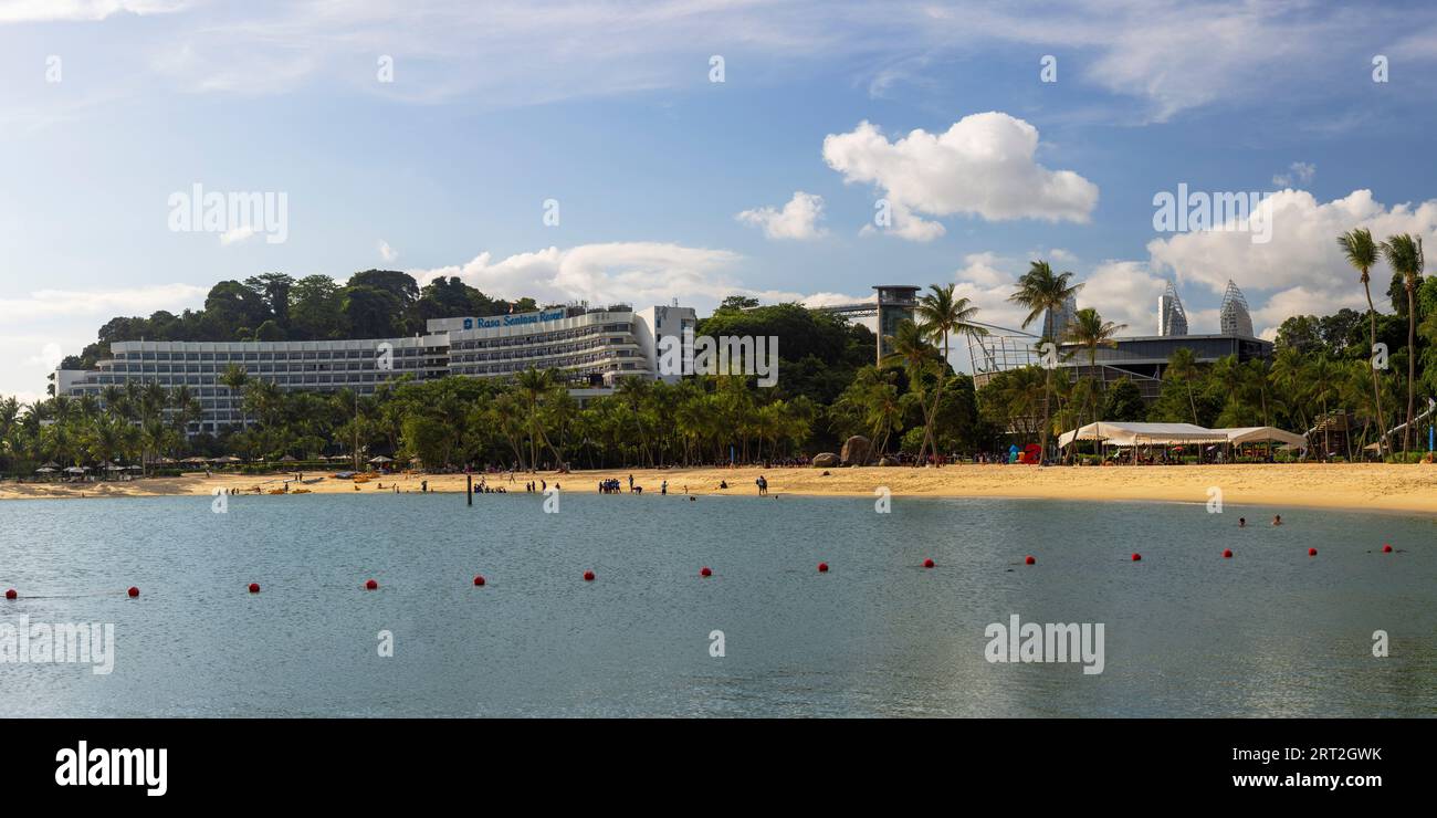 Shangri-La Rasa Sentosa Hotel, Sentosa Island, Singapore Stock Photo ...
