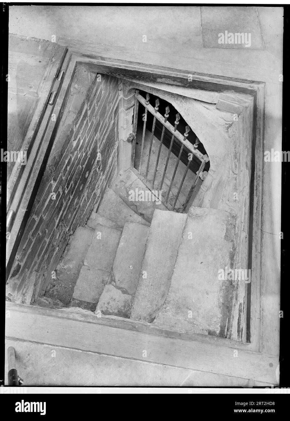 St Albans Cathedral, St Albans, Hertfordshire, July 1958. Interior view ...