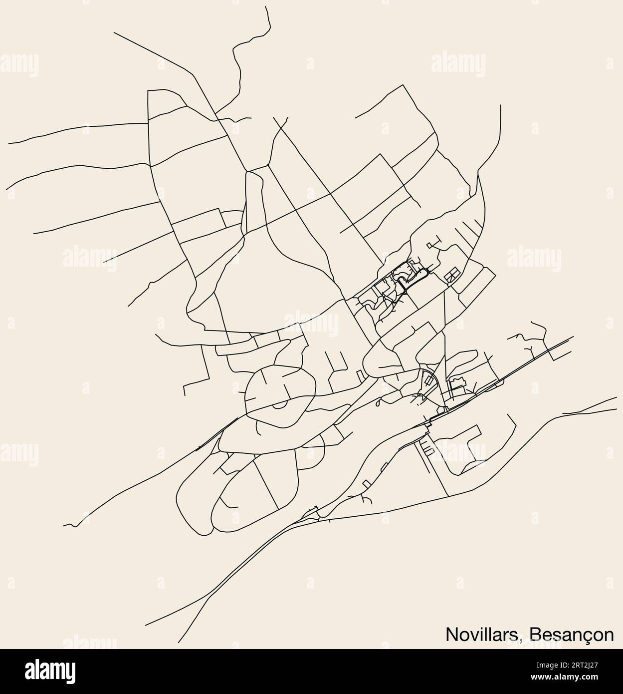 Besancon city map hi-res stock photography and images - Alamy