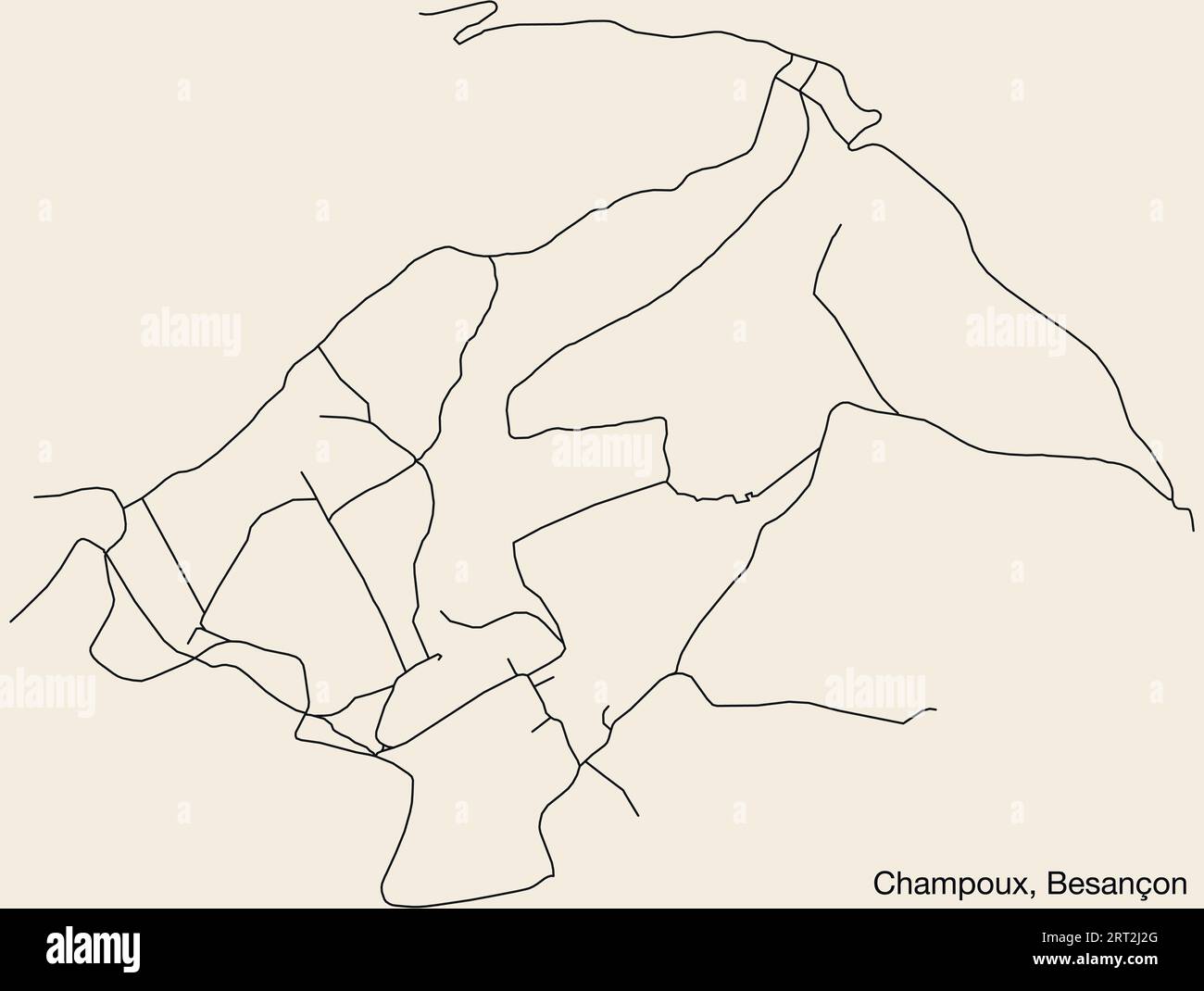 Besancon city map hi-res stock photography and images - Alamy