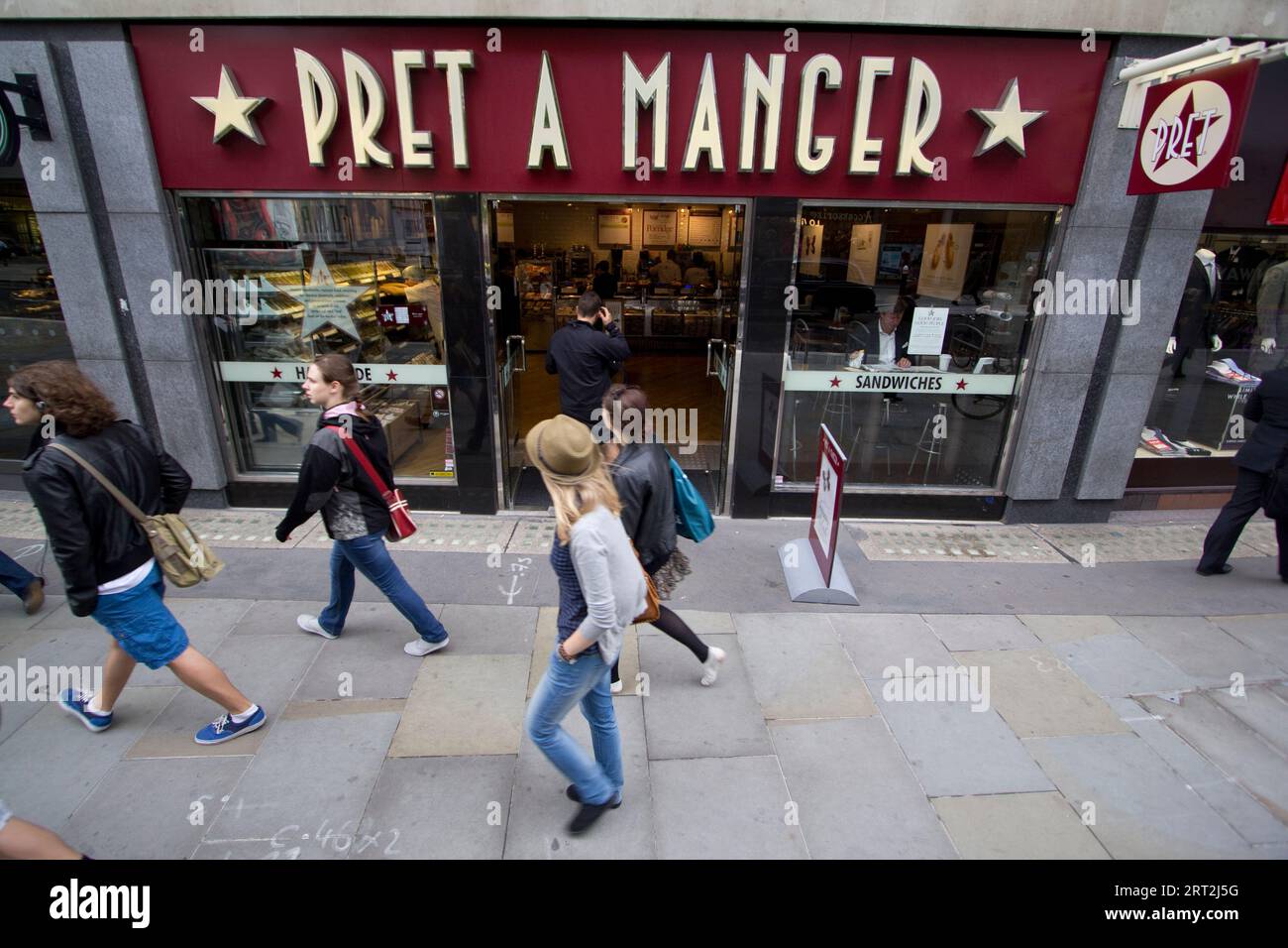 Pret a manger branch of restaurant food outlet London Stock Photo - Alamy
